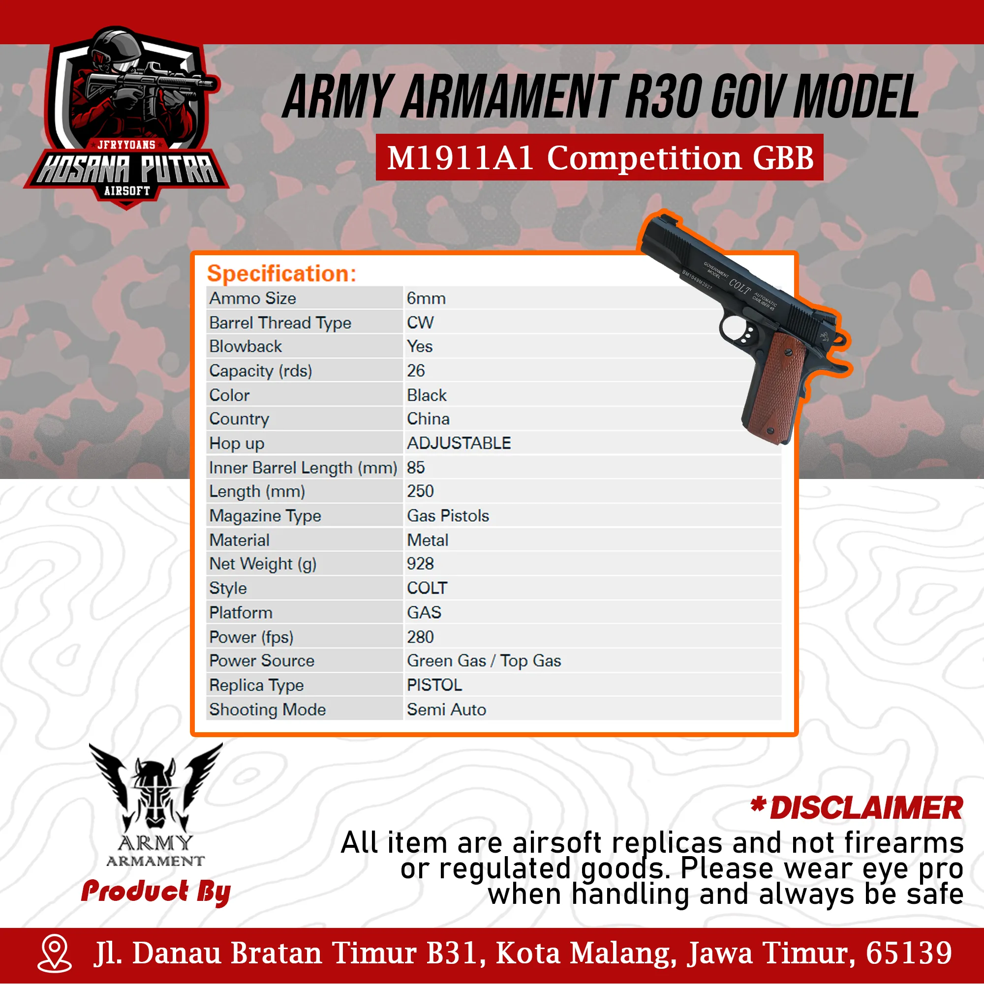 Detail | Hosana Putra Airsoft