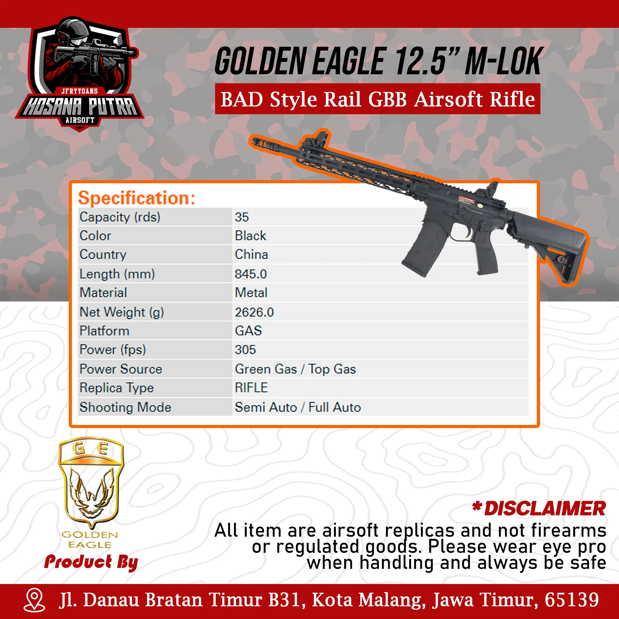 Detail | Hosana Putra Airsoft